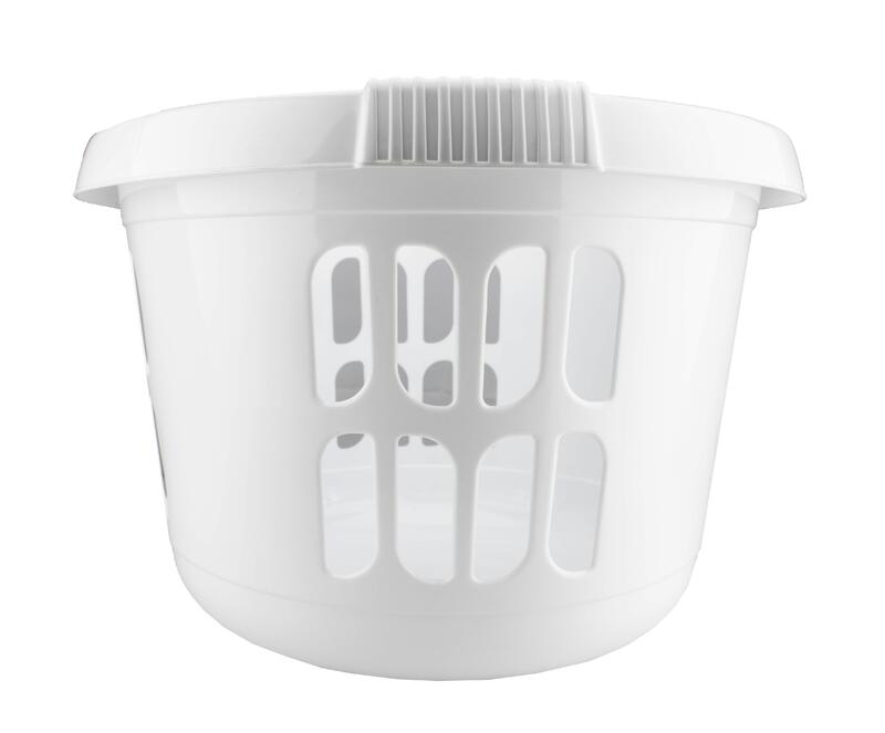 Wham Laundry Basket White 1 Each 12694 | M&C Home Depot