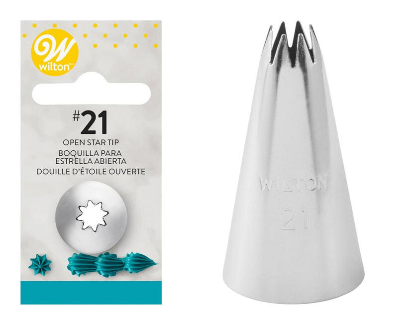 Wilton Open Star Tip #21 1 Each 40221 | M&C Home Depot